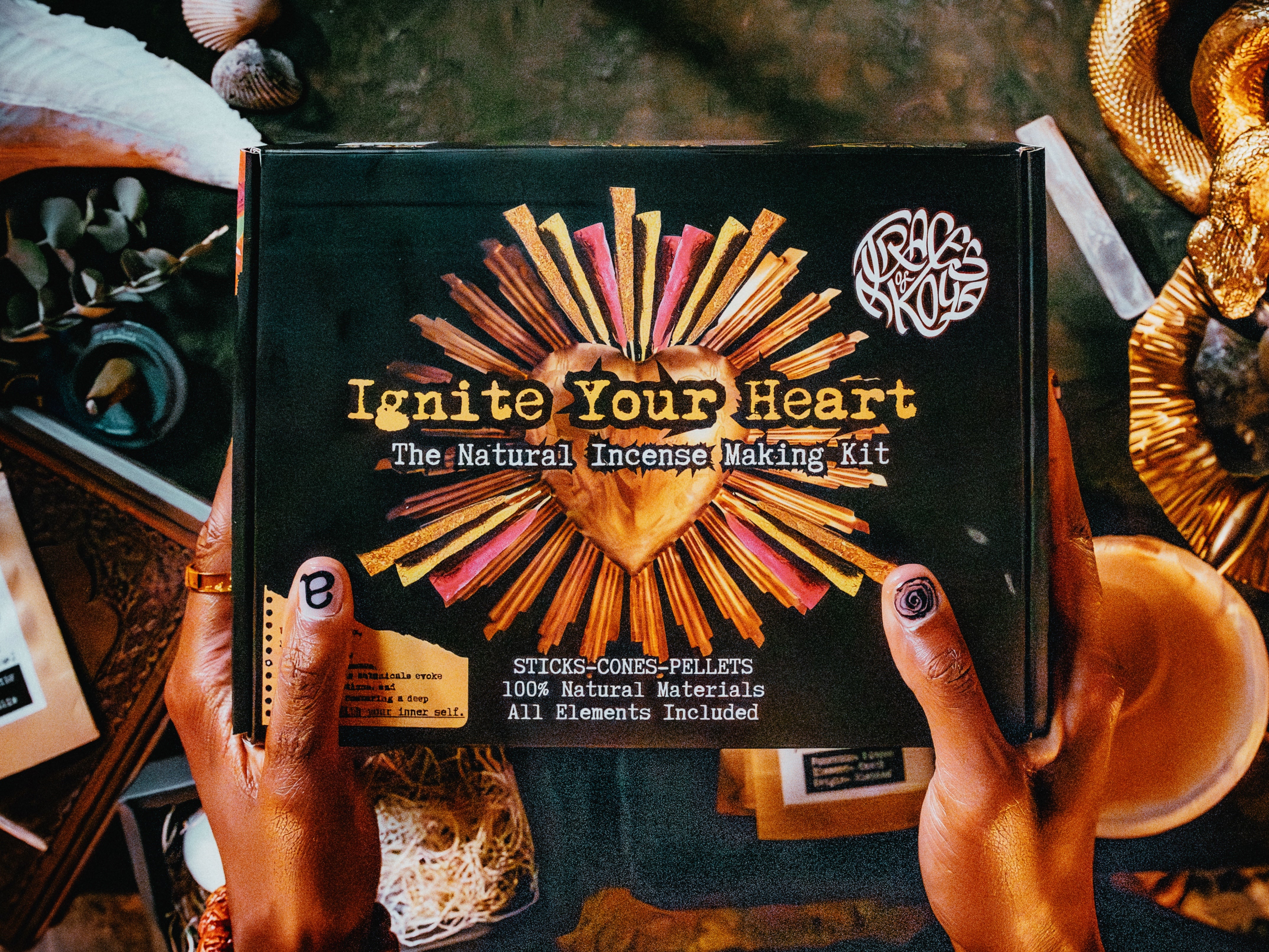 Ignite Your Heart - The Natural Incense Making Kit – Traces of Akoya